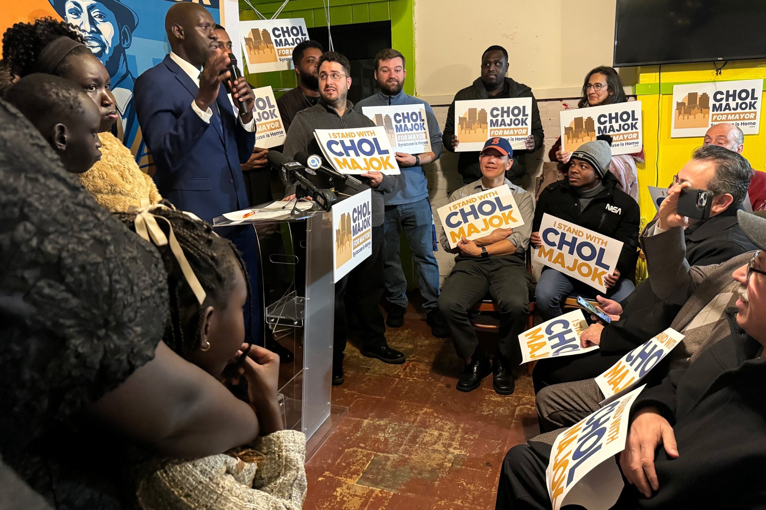 Common Councilor Chol Majok announces mayoral campaign
