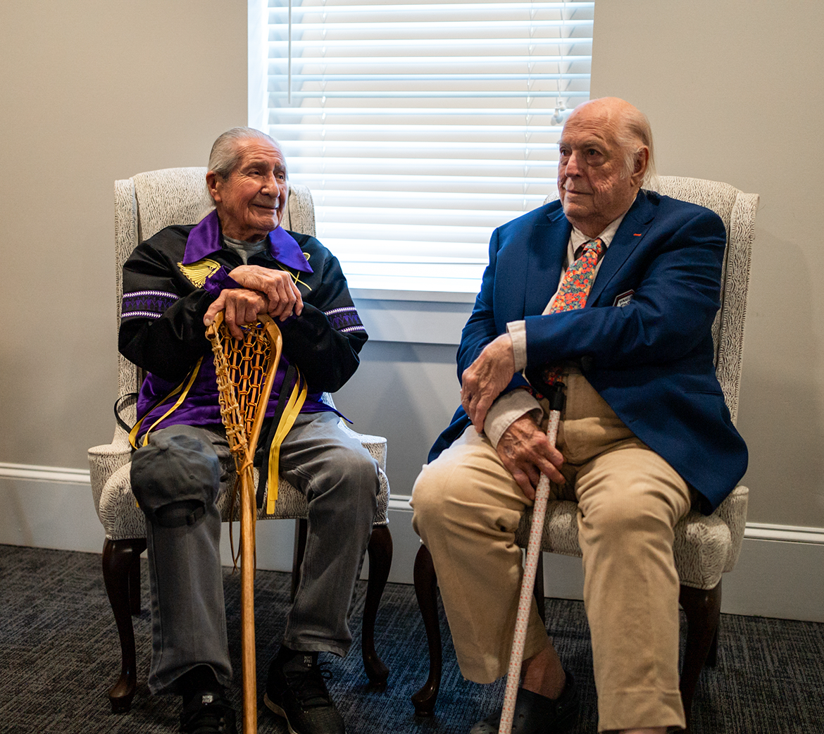 Roy Simmons, Oren Lyons win Alfie Jacques Ambassador Award