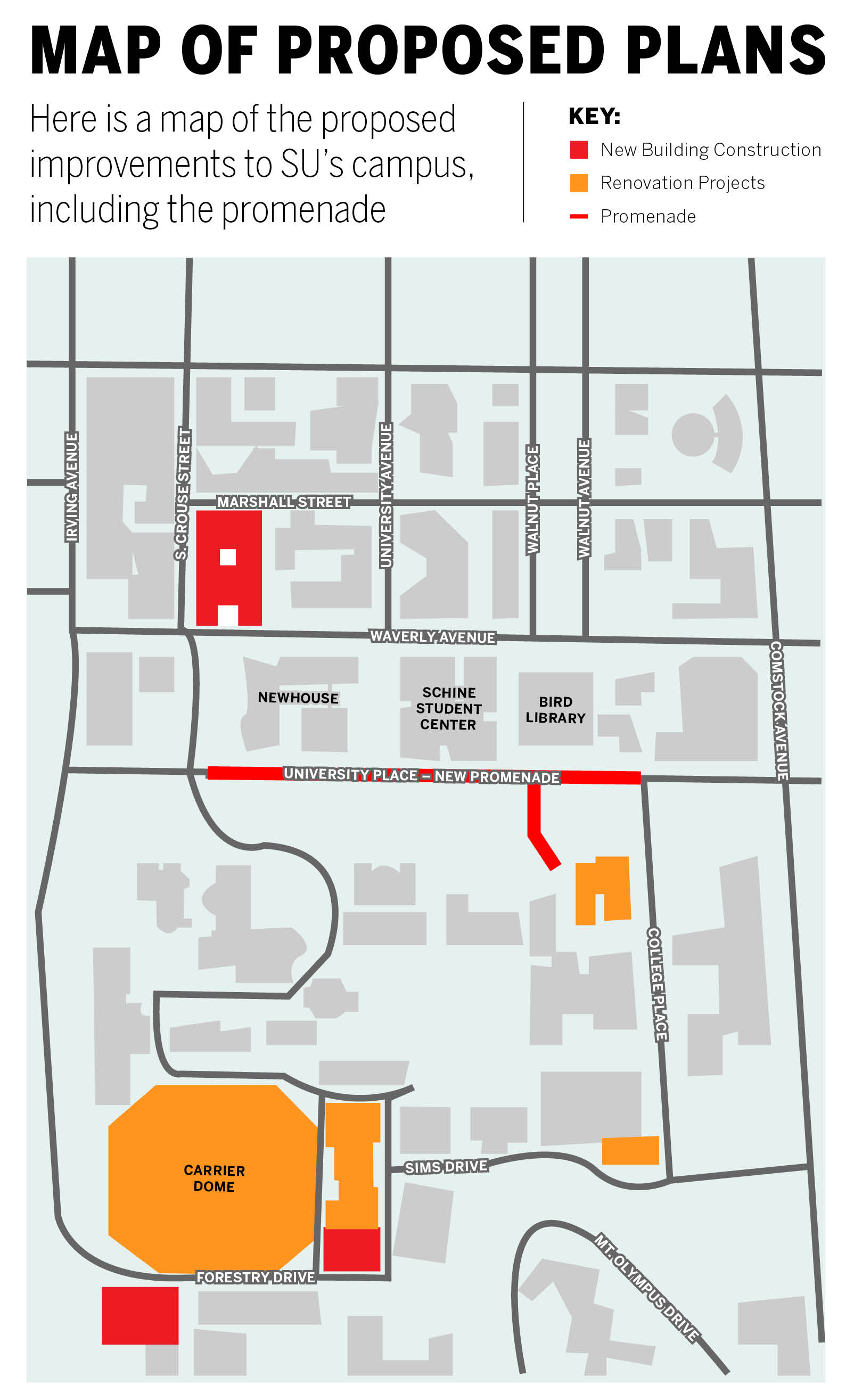 Promenade Map - The Daily Orange