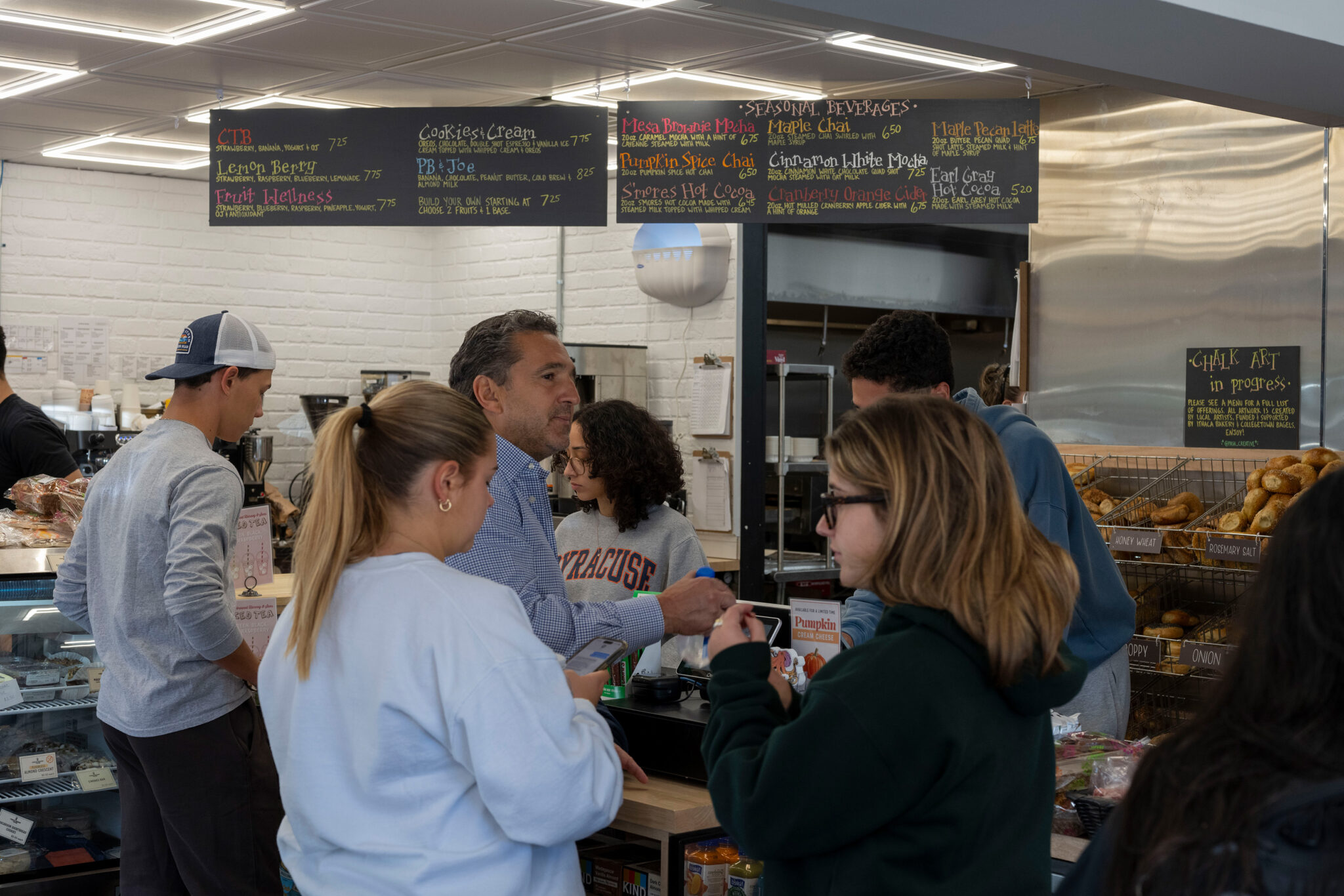 Collegetown Bagels opens 1st Syracuse location on Marshall Street - The ...