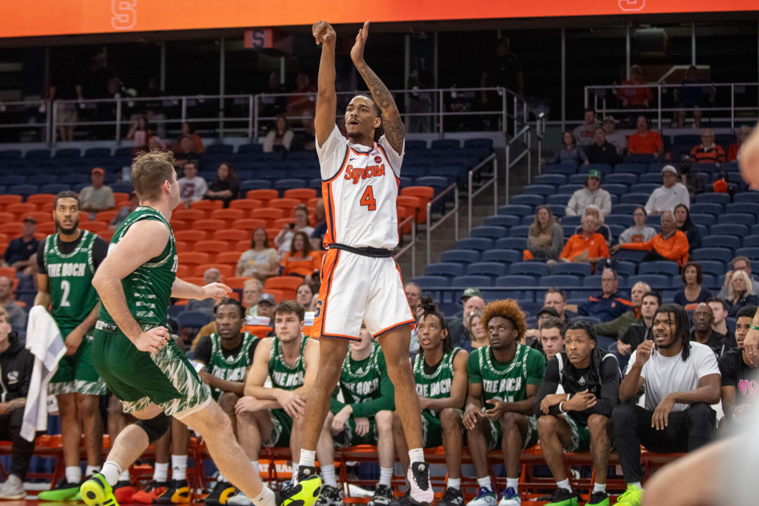 Observations from SU’s final exhibition: 3-pointers, Freeman’s start