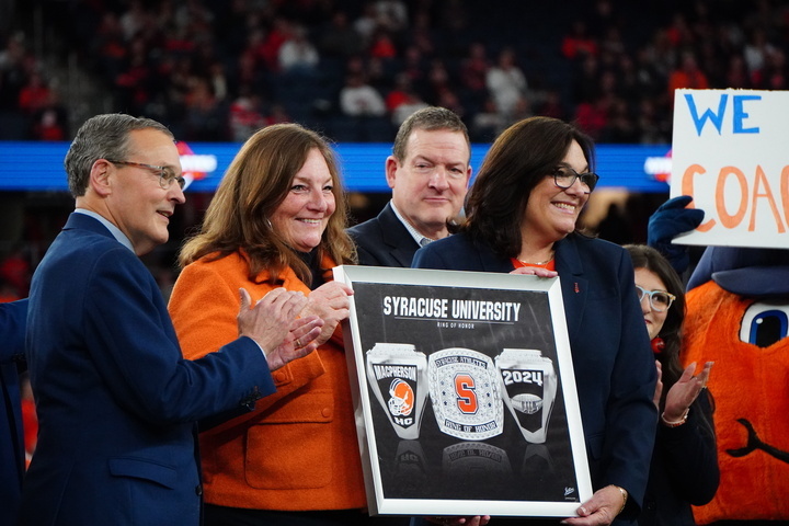 Dick MacPherson inducted into Syracuse’s Ring of Honor