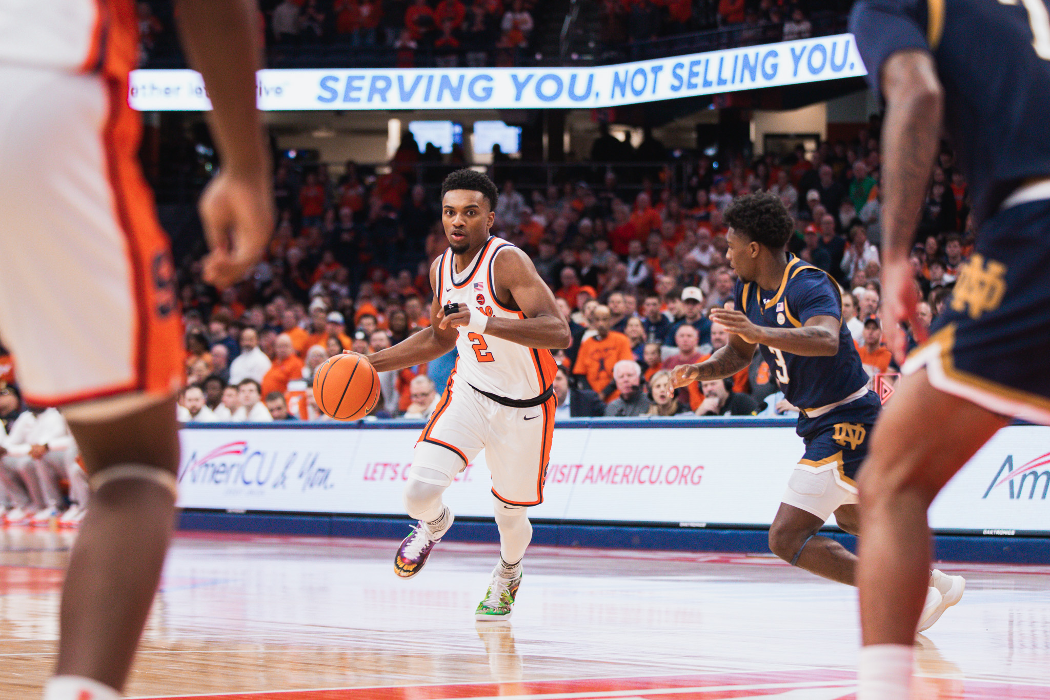 SU storms back from 17-point deficit to beat Notre Dame 77-69