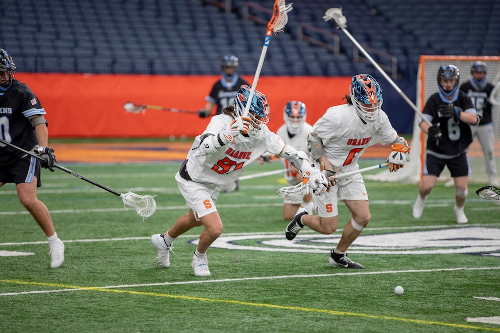 SU exerts grit vs. Johns Hopkins with 32-20 ground-ball disparity