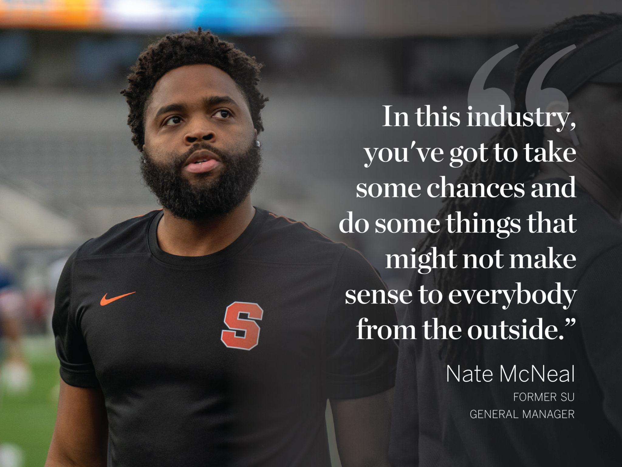 Former SU football GM Nate McNeal details departure for Illinois