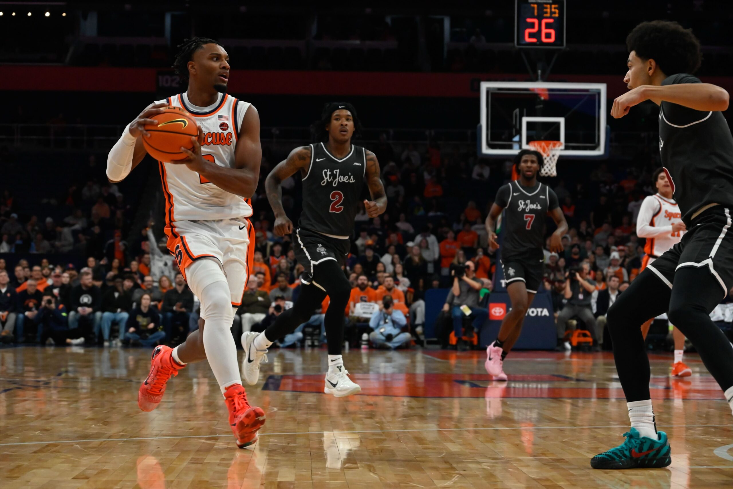 Syracuse survives upset scare for 71-63 win over Saint Joseph’s