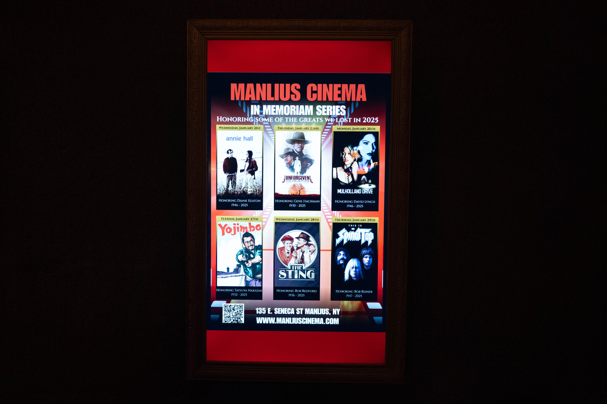 Manlius Cinema’s ‘In Memoriam’ honors passed Hollywood stars